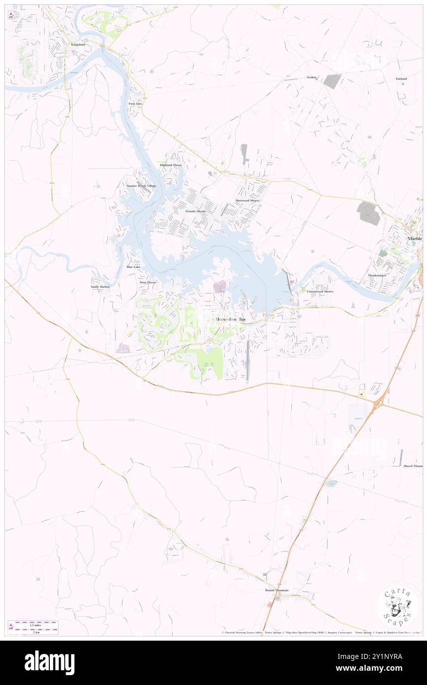 Horseshoe Bay, Llano County, US, United States, Texas, N 30 32' 39'', S ...