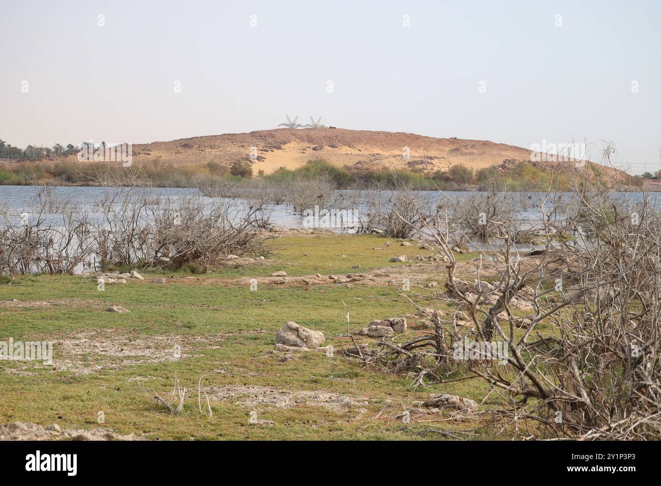 nature landscape on Lake Nasser in Aswan, Egypt Stock Photo - Alamy