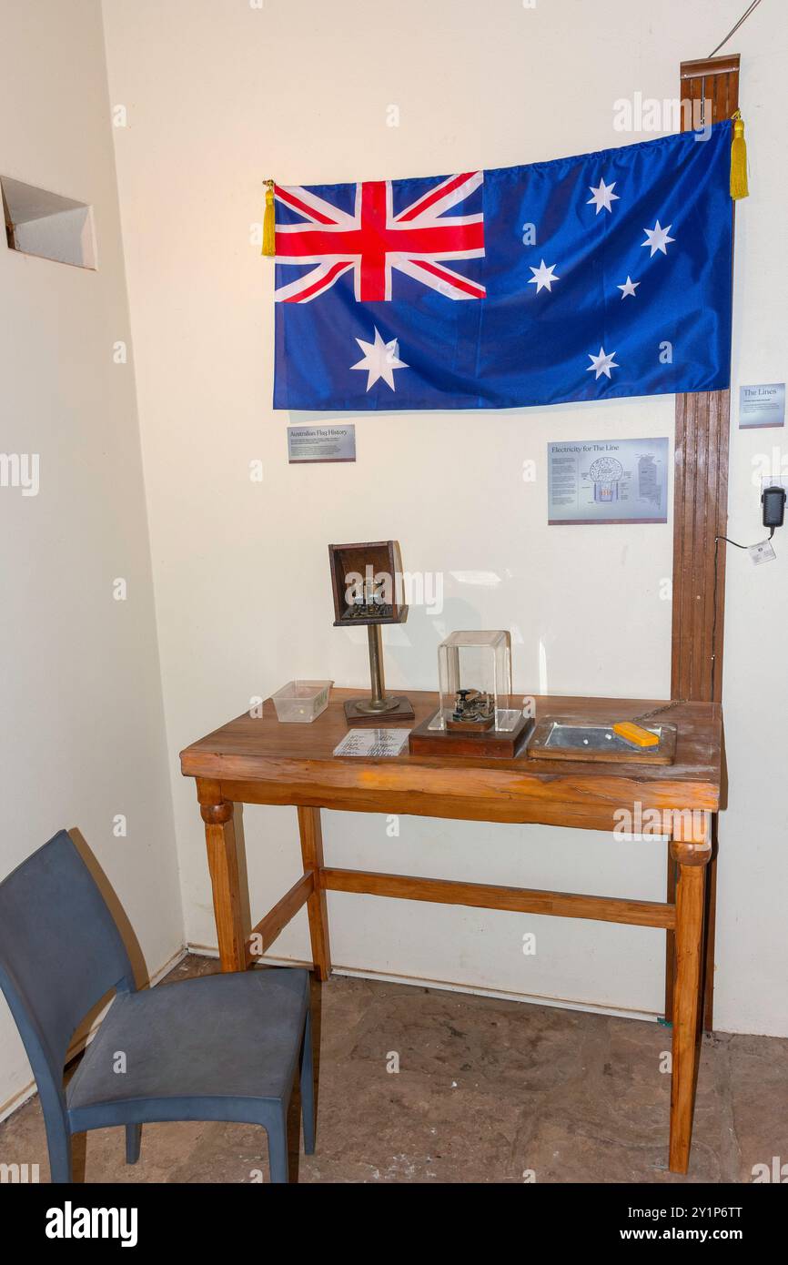 Morse code apparatus in Alice Springs Telegraph Station, Alice Springs ...