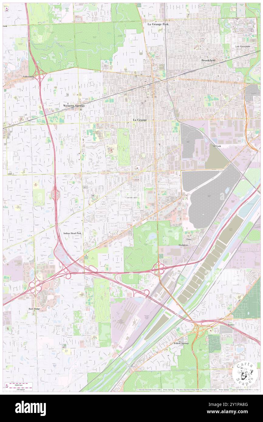 Countryside, Cook County, US, United States, Illinois, N 41 46' 58'', S ...