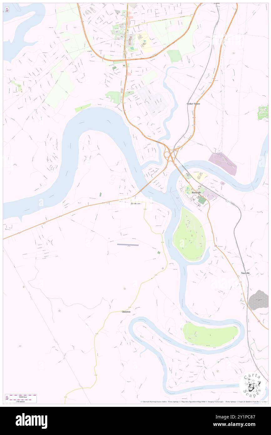 Pulaski kentucky map hi-res stock photography and images - Alamy