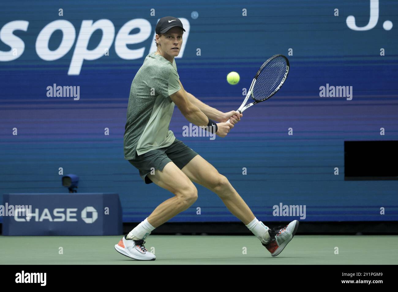 Jannik Sinner of Italy during day 12 of the 2024 US Open, Grand Slam ...