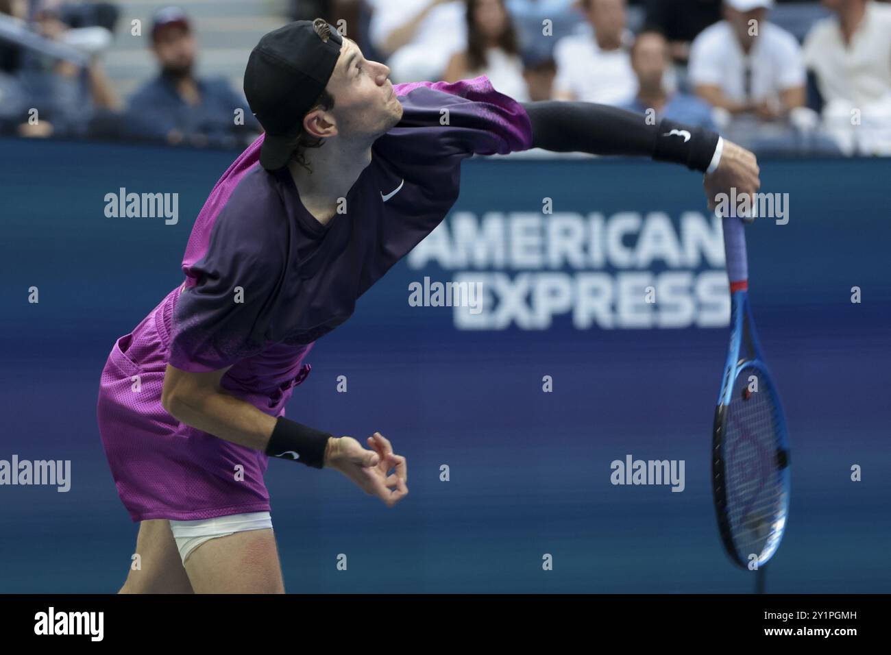 Jack Draper of Great Britain during day 12 of the 2024 US Open, Grand ...