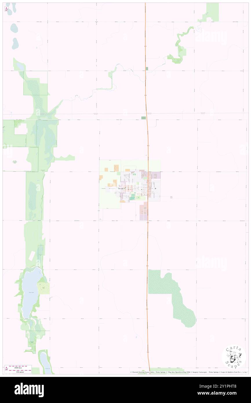 Map of truman minnesota Cut Out Stock Images & Pictures - Alamy