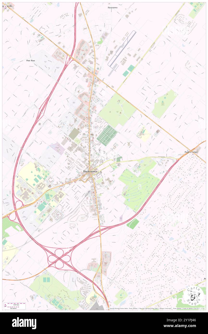 Doylestown, Bucks County, US, United States, Pennsylvania, N 40 18' 36 ...