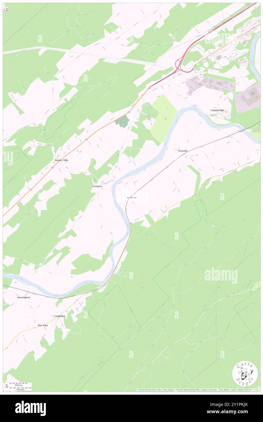 Anderson, Mifflin County, US, United States, Pennsylvania, N 40 32' 23 ...