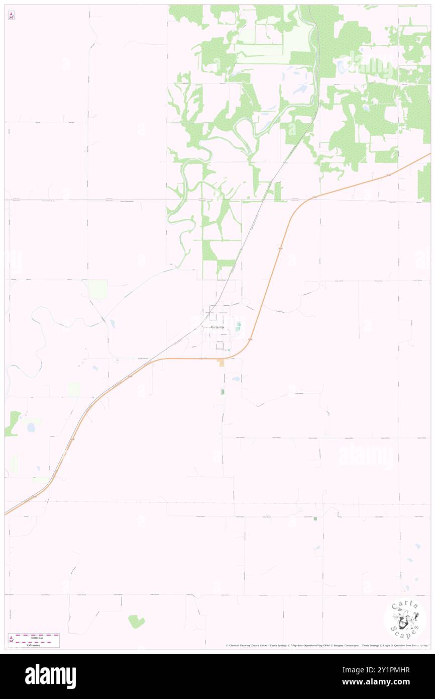 Anderson kansas map hi-res stock photography and images - Alamy