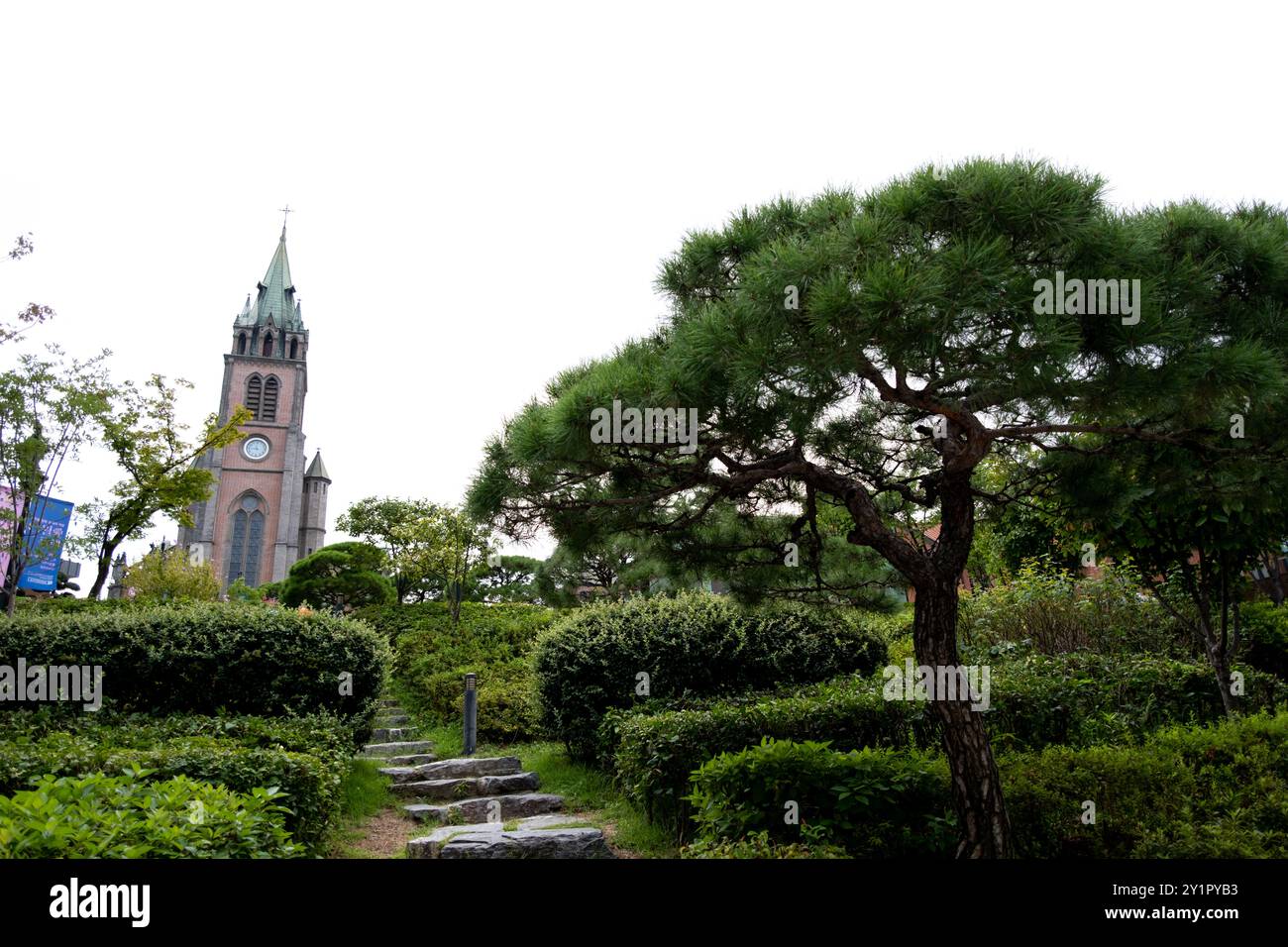 Seoul, South Korea - 4 September 2023: Myeongdong Cathedral, the ...