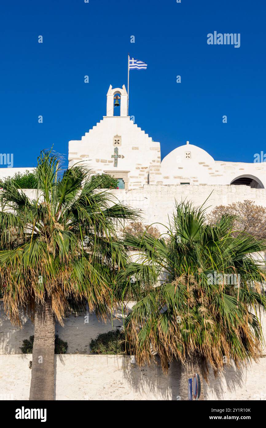 Saint Constantine Church, Parikia, Paros, Cyclades, Greece Stock Photo ...