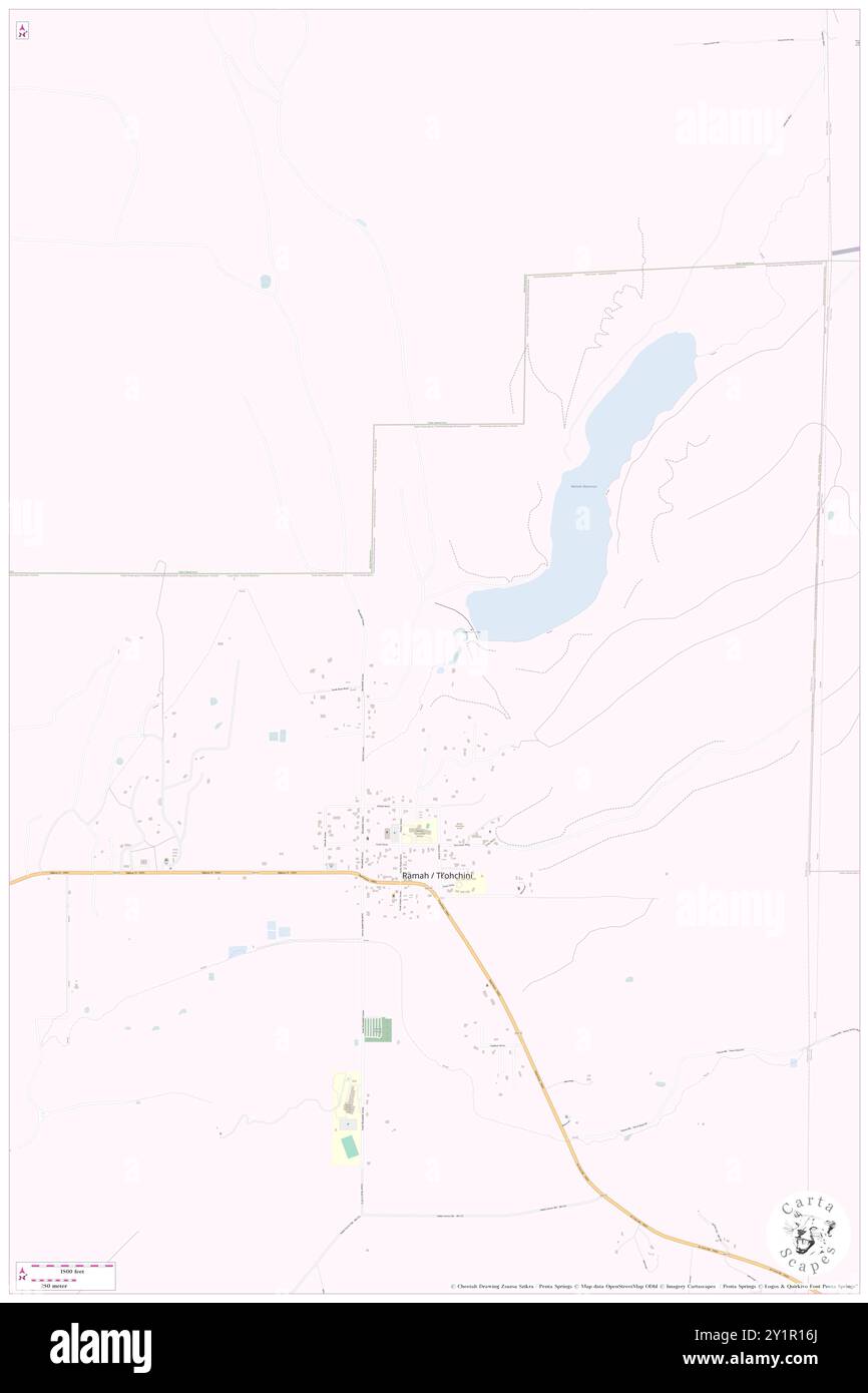 Map of ramah new mexico hi-res stock photography and images - Alamy