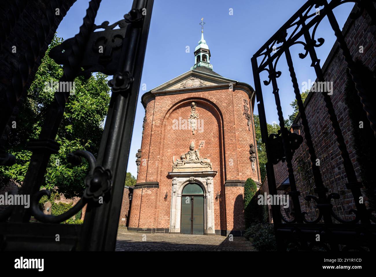 the church St. Gregorius im Elend, Church of Misery, on the facade the ...