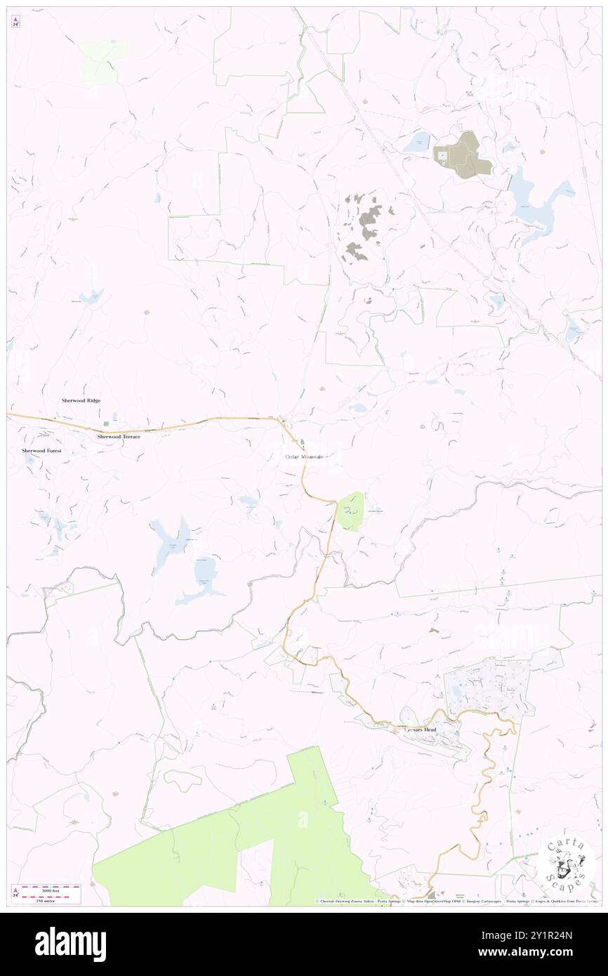 Transylvania north carolina map hi-res stock photography and images - Alamy