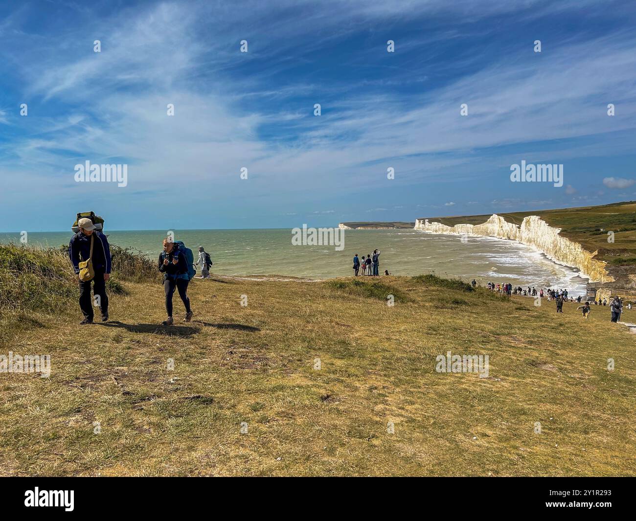 Eastbourne, Great Britain, Crowd People, Wide Angle View, Tourists ...