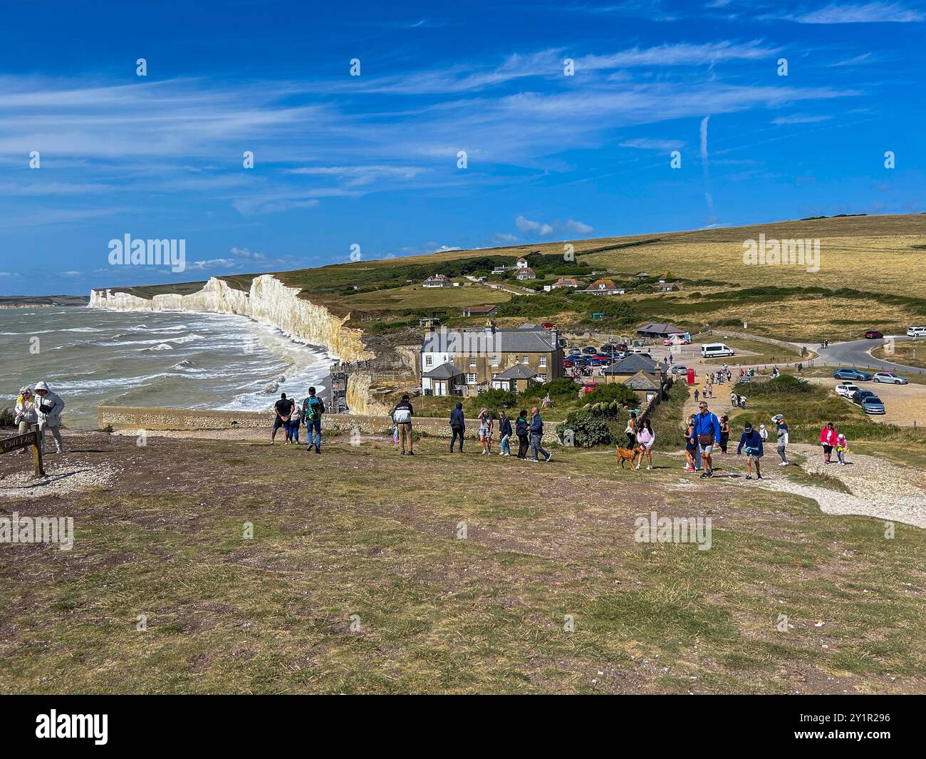 Eastbourne, Great Britain, Wide Angle View, Large Crowd People ...