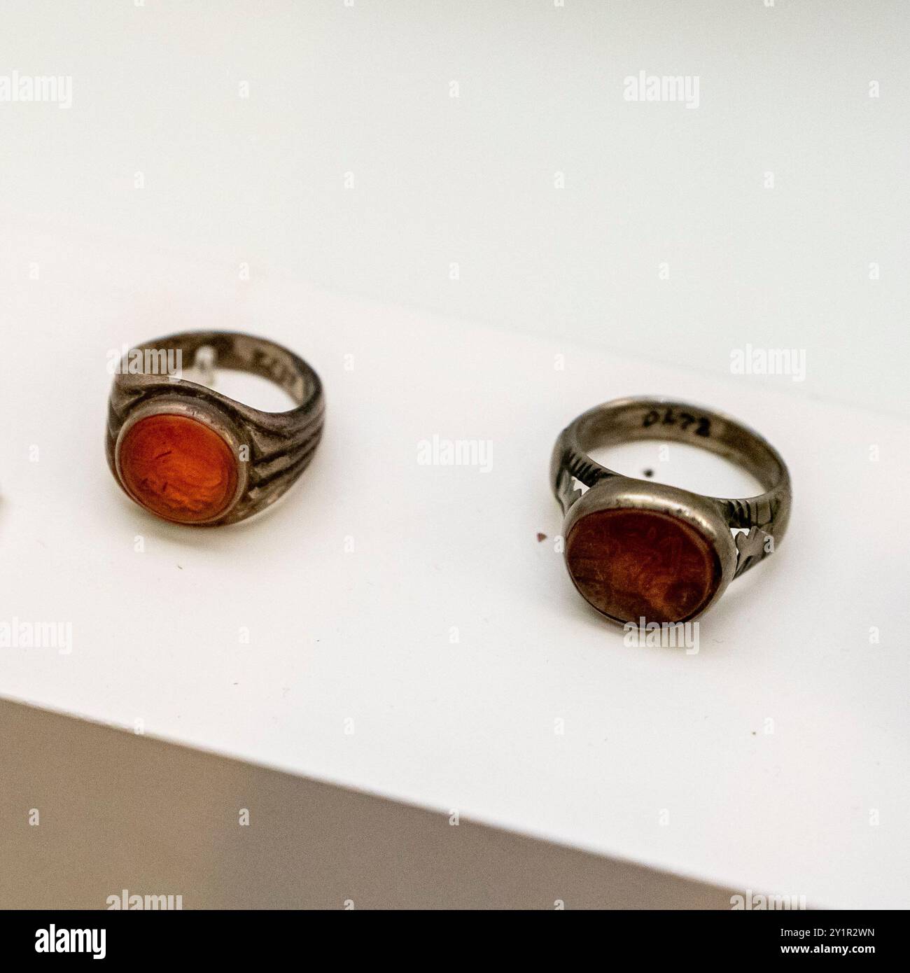 islamic rings, 19th century, semi-precious stones, Anthropology ...