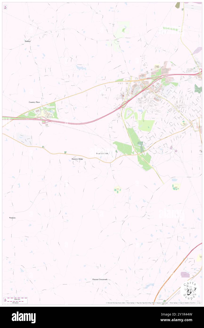 Westwood Hills, Vance County, US, United States, North Carolina, N 36 ...