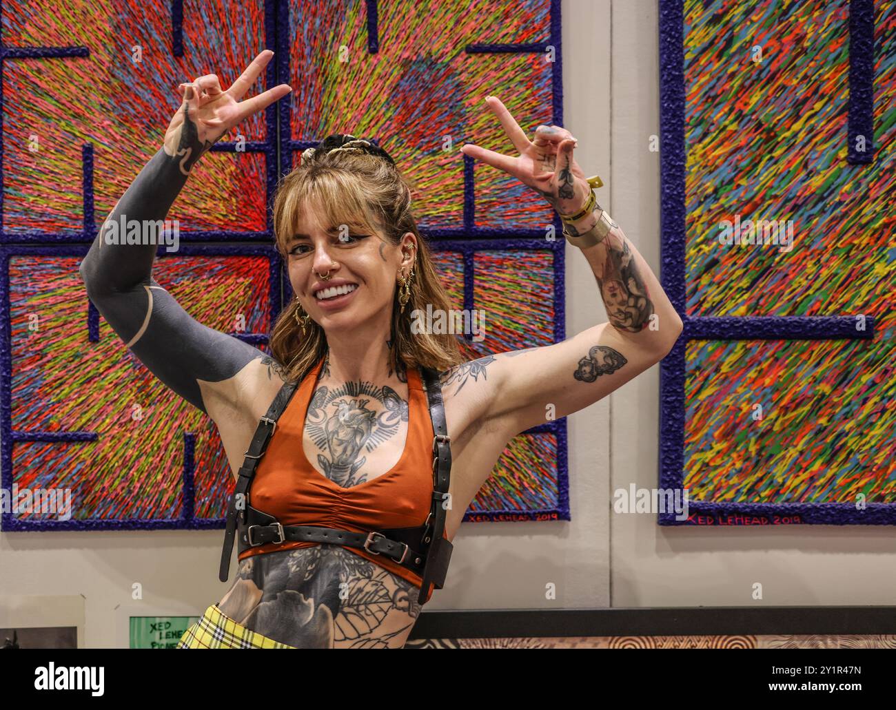 London excel tattoo convention hi-res stock photography and images - Alamy