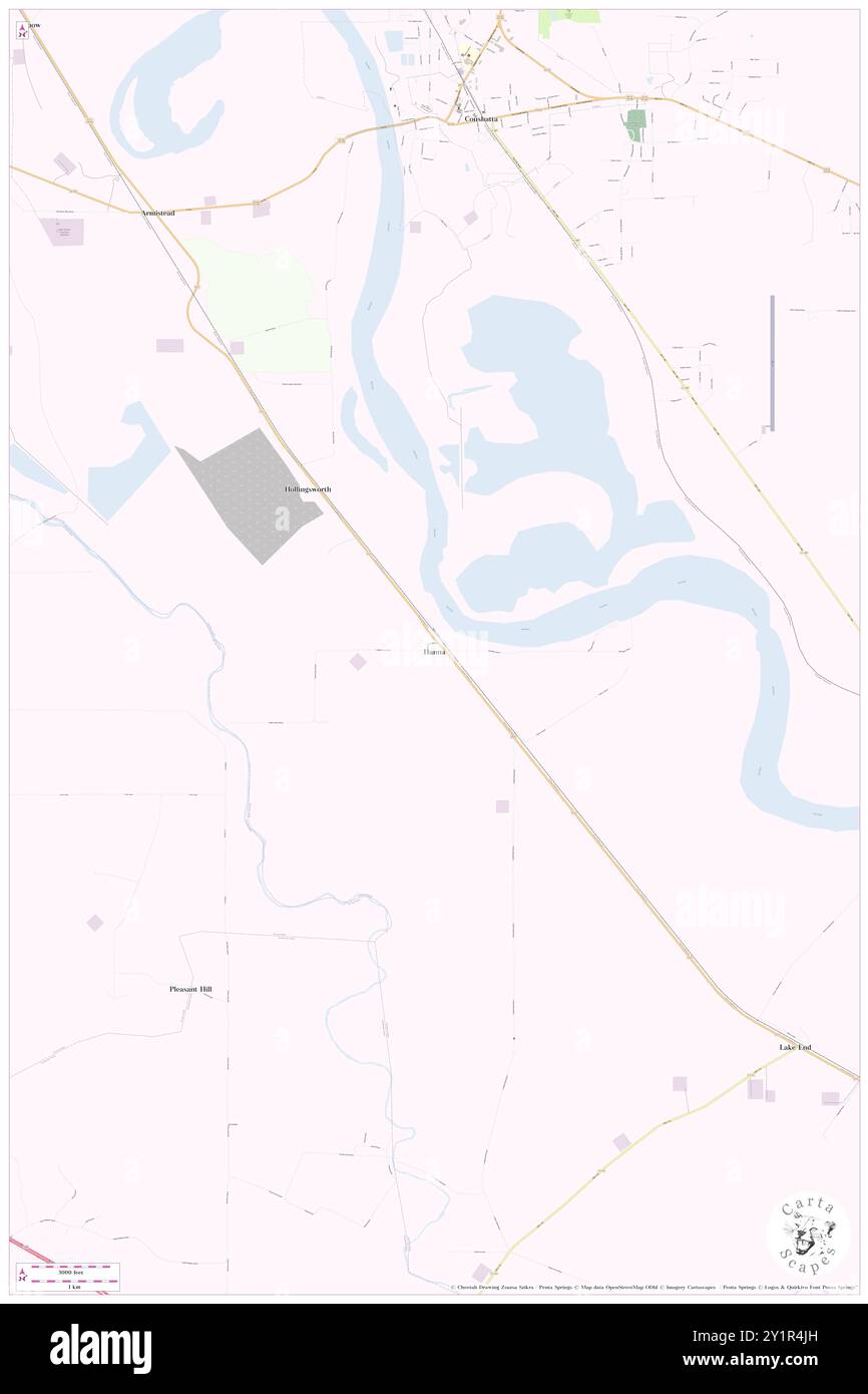 Hanna, Red River Parish, US, United States, Louisiana, N 31 57' 40'', S ...