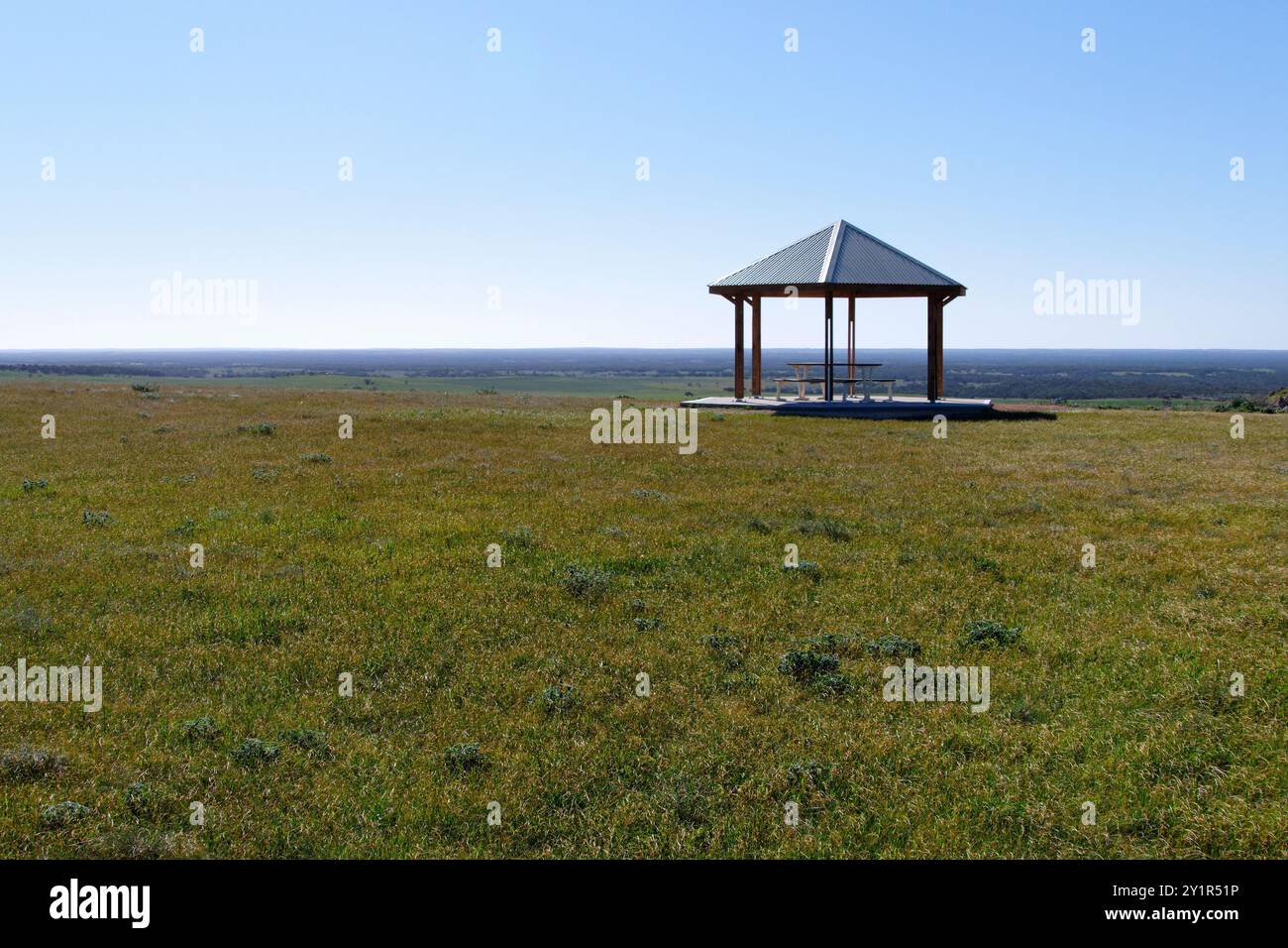 Gazebo shelter in landscape, Mortana, South Australia Stock Photo - Alamy