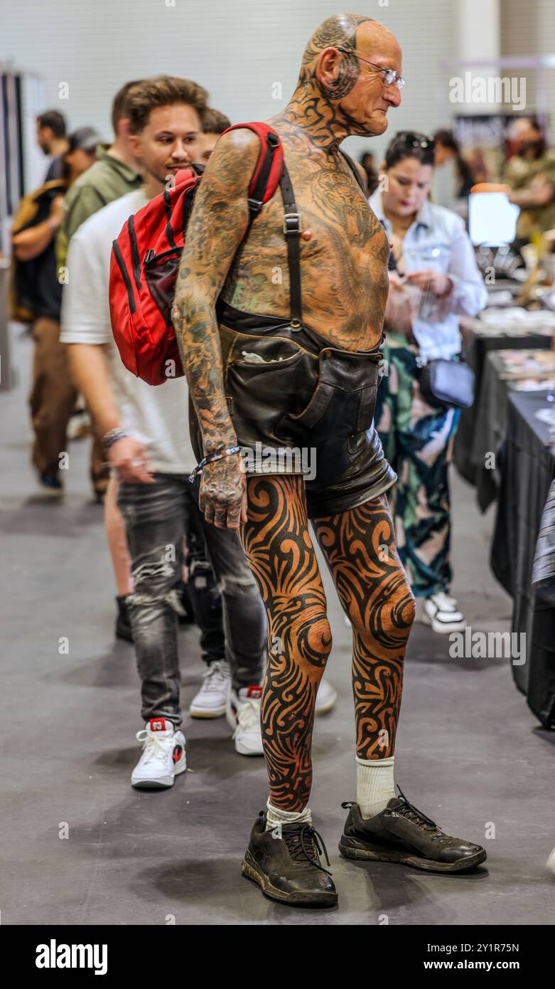 London excel tattoo convention hi-res stock photography and images - Alamy
