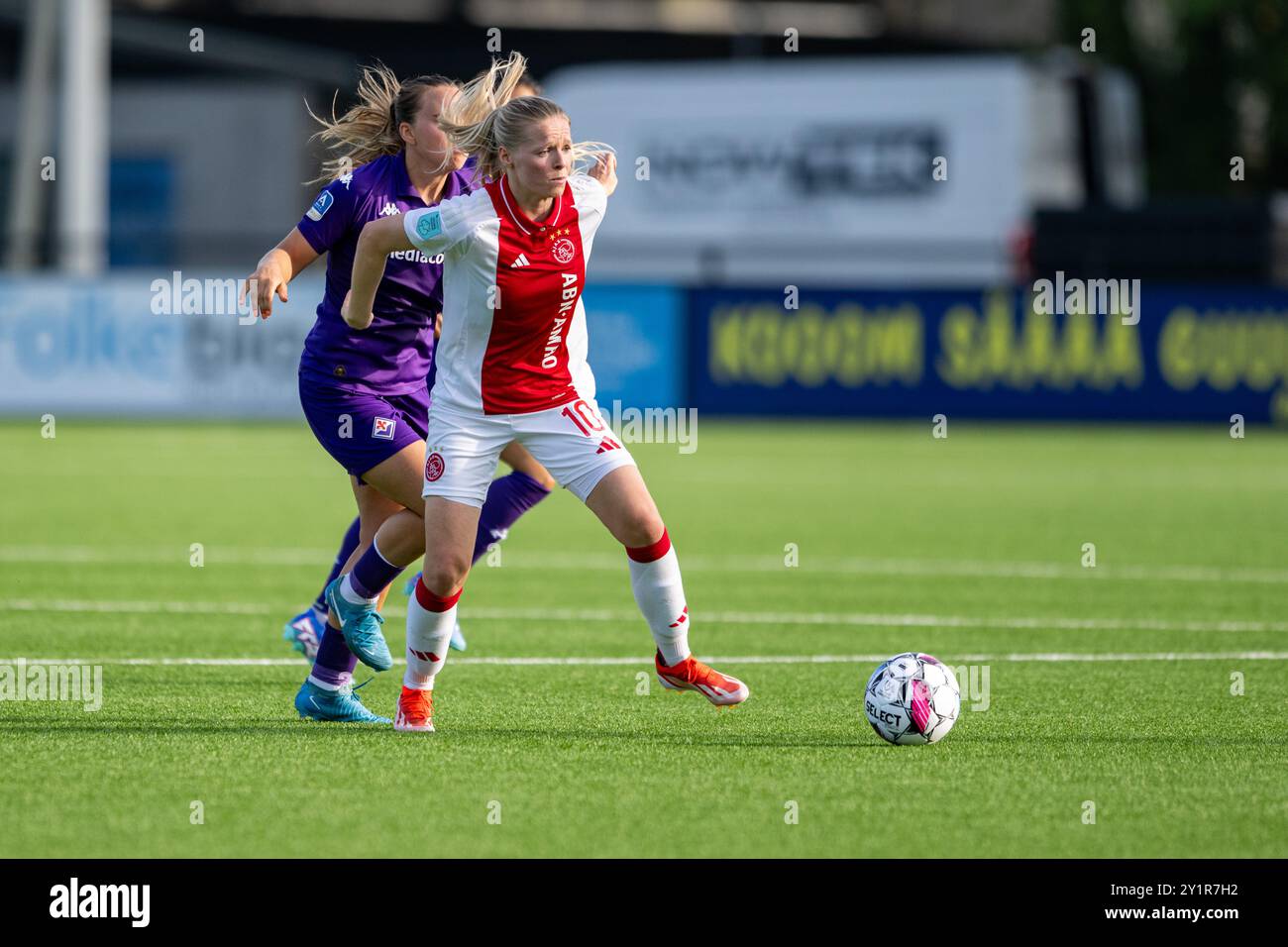 Broendby, Denmark. 07th Sep, 2024. Nadine Noordam (10) of Ajax seen ...