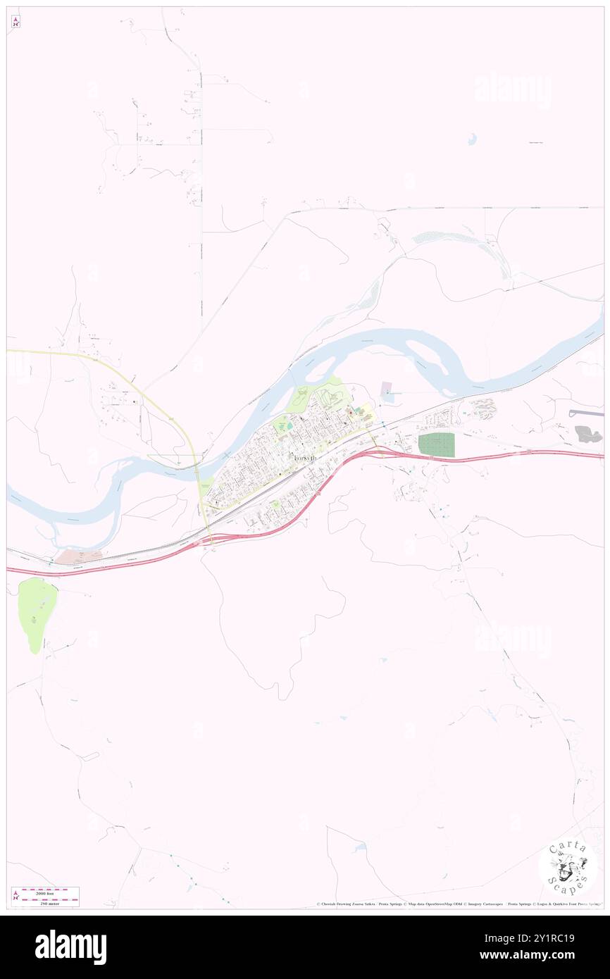 Forsyth, Rosebud County, US, United States, Montana, N 46 15' 58'', S ...