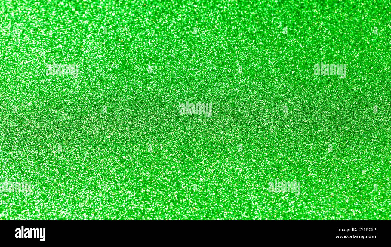 Green Glitter Texture Background with Sparkling Particles and ...