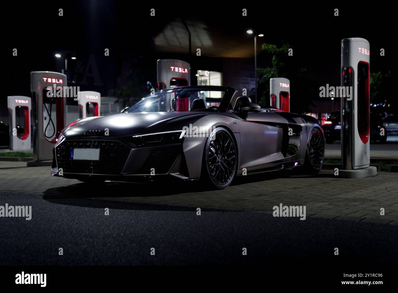 Logo of Audi Sports from the door of the Audi R8 Stock Photo - Alamy