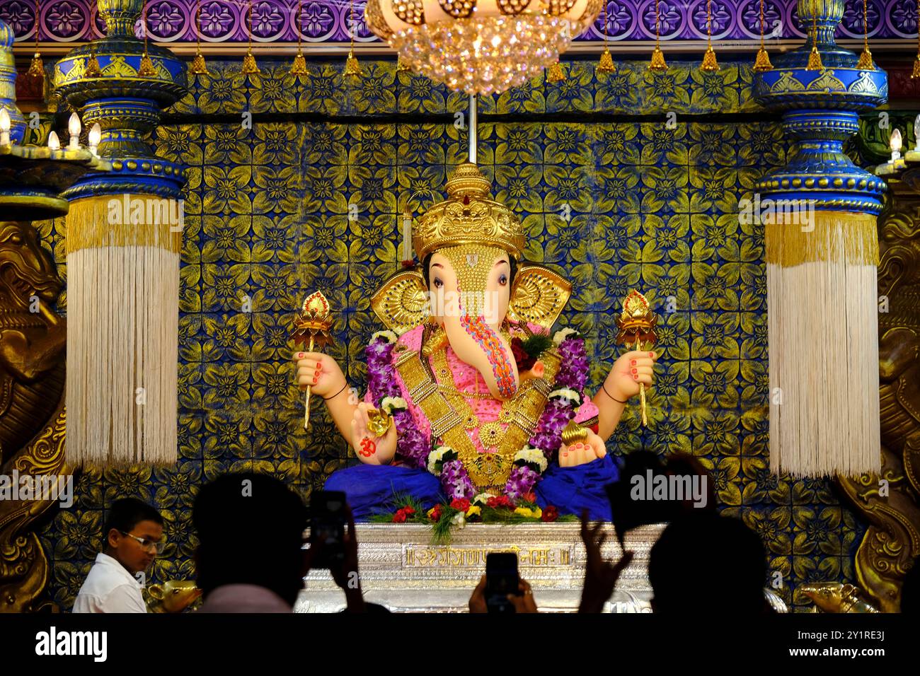 08 September 2024, Pune, Maharashtra, India, Beautiful sculpture of ...