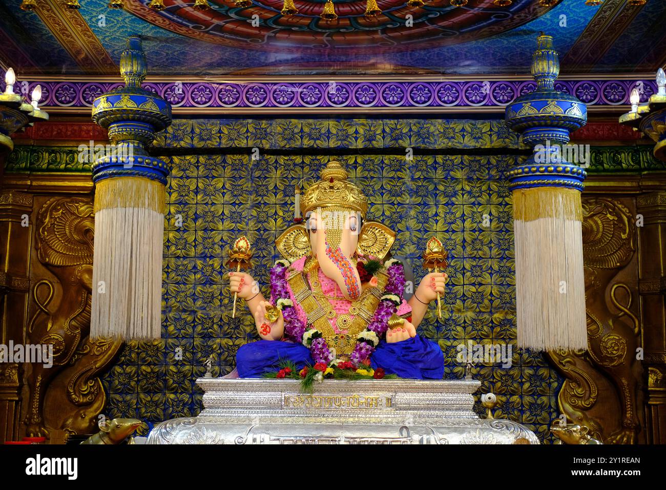08 September 2024, Pune, Maharashtra, India, Beautiful sculpture of ...