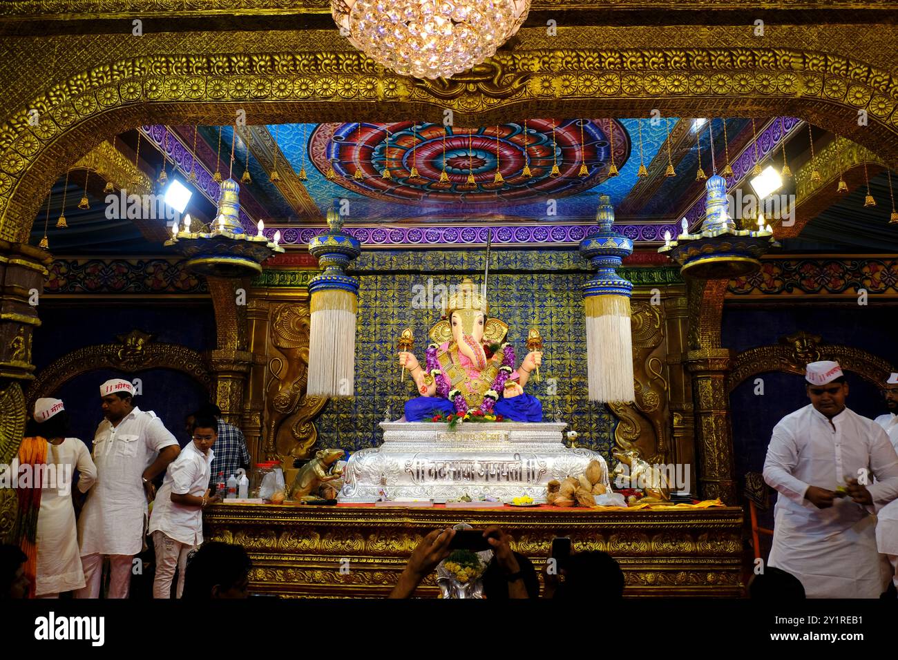 08 September 2024, Pune, Maharashtra, India, Beautiful sculpture of ...