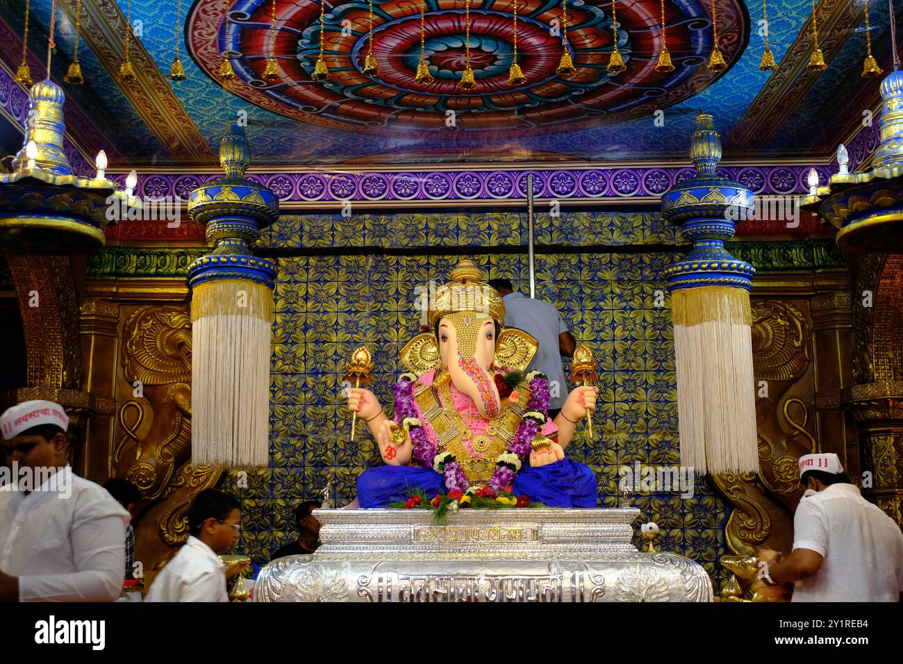 08 September 2024, Pune, Maharashtra, India, Beautiful sculpture of ...