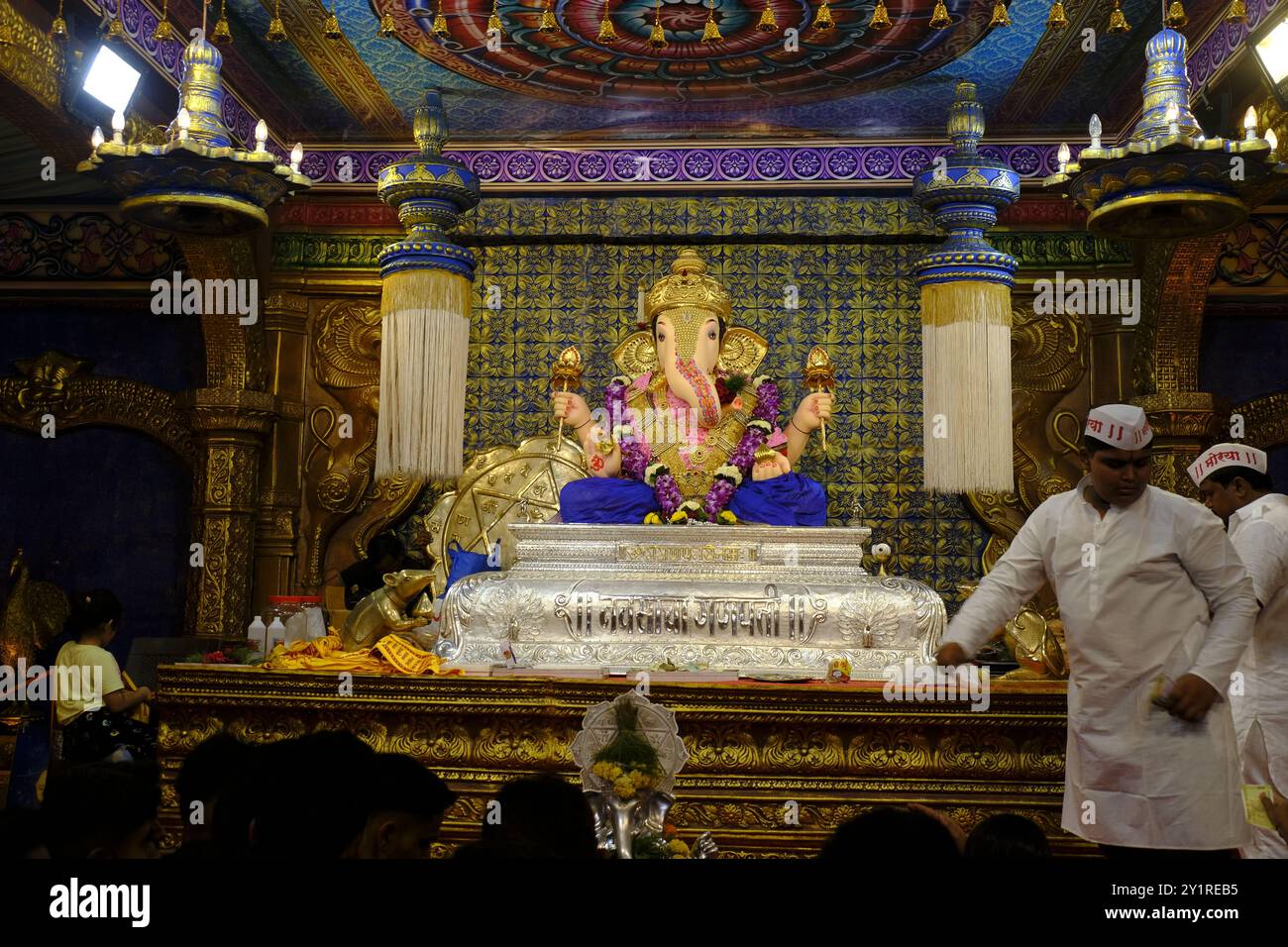 08 September 2024, Pune, Maharashtra, India, Beautiful sculpture of ...