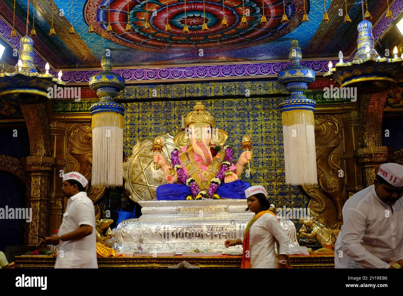 08 September 2024, Pune, Maharashtra, India, Beautiful sculpture of ...