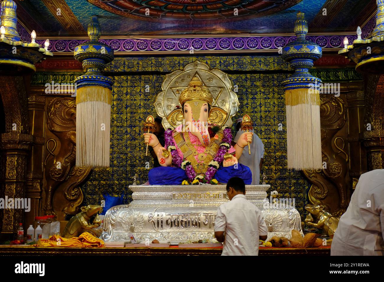 08 September 2024, Pune, Maharashtra, India, Beautiful sculpture of ...