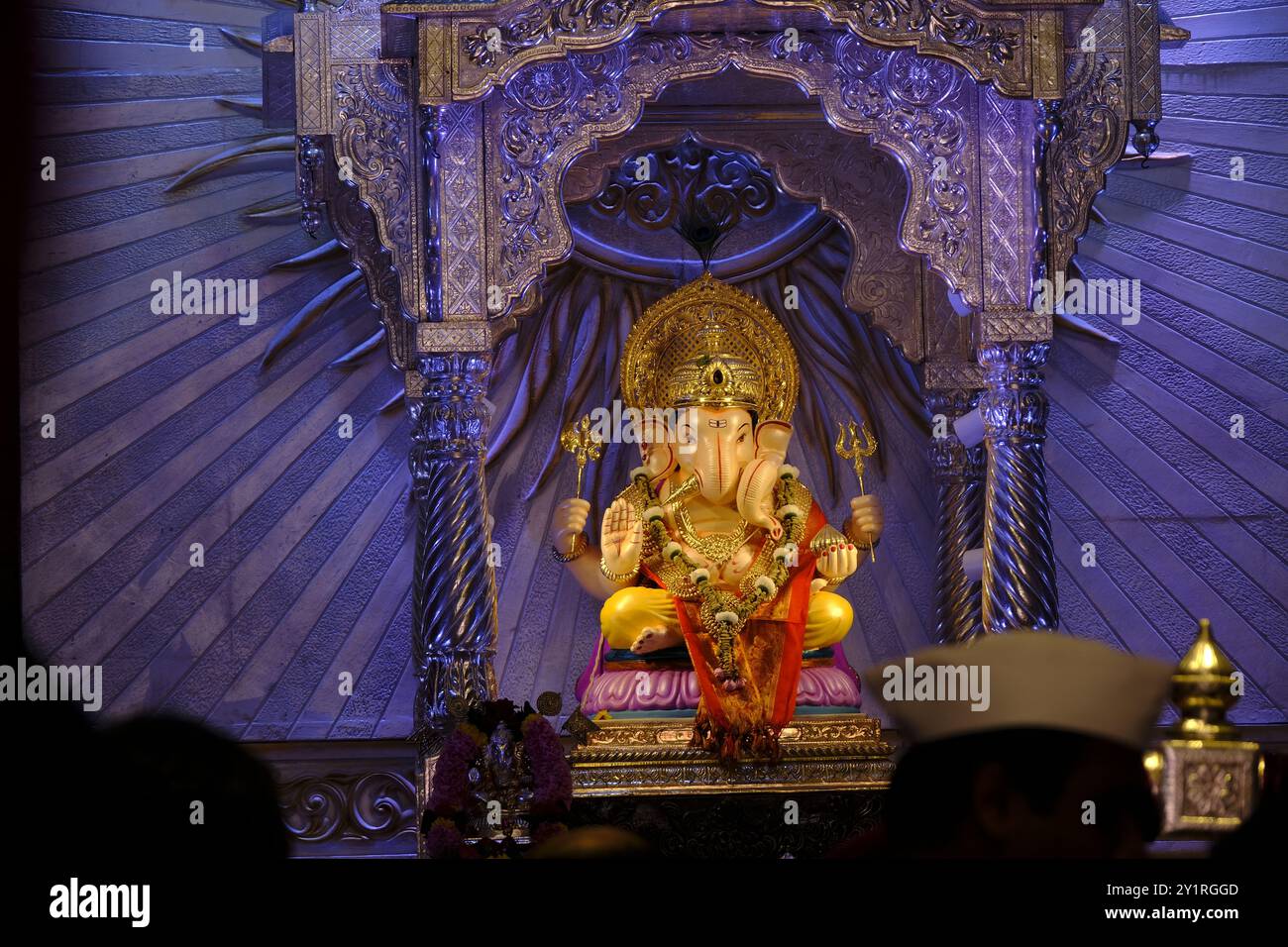 07 September 2024, Pune, Maharashtra, India, Beautiful sculpture of ...