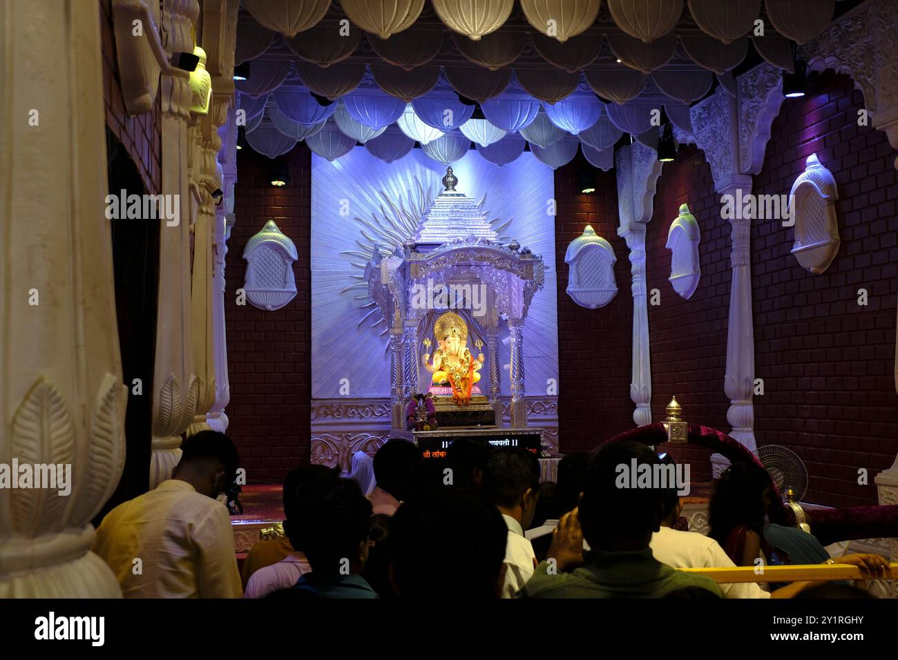 07 September 2024, Pune, Maharashtra, India, Beautiful sculpture of ...