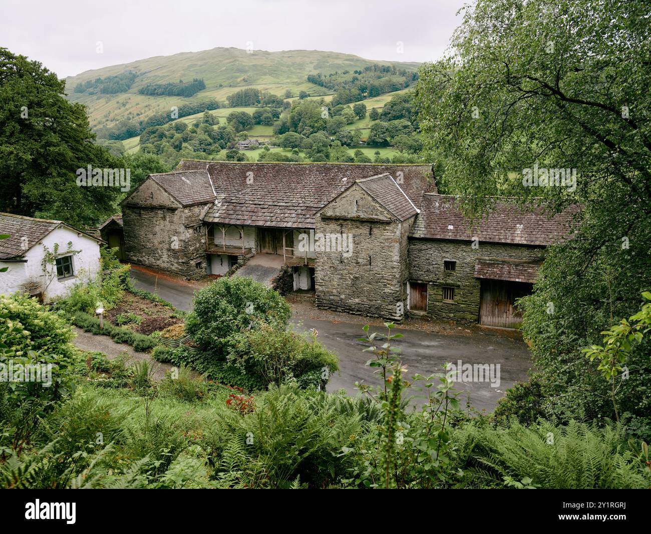 Townend is a 17th-century farm house bank barn in Troutbeck, in the ...