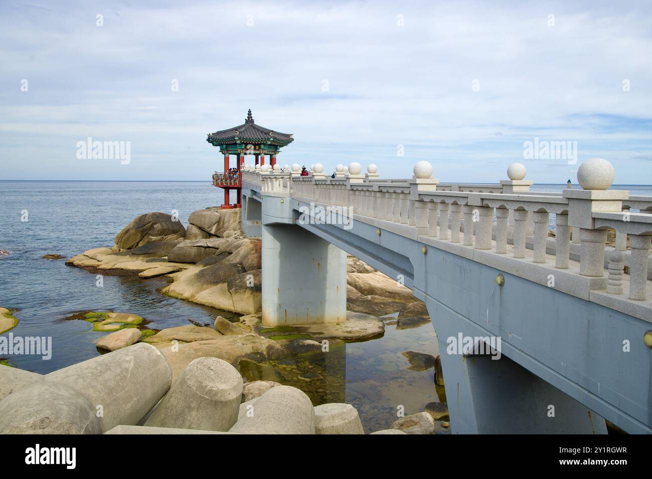 Sokcho, South Korea - July 28th, 2024: The Yeonggeum Sunrise Pavilion ...