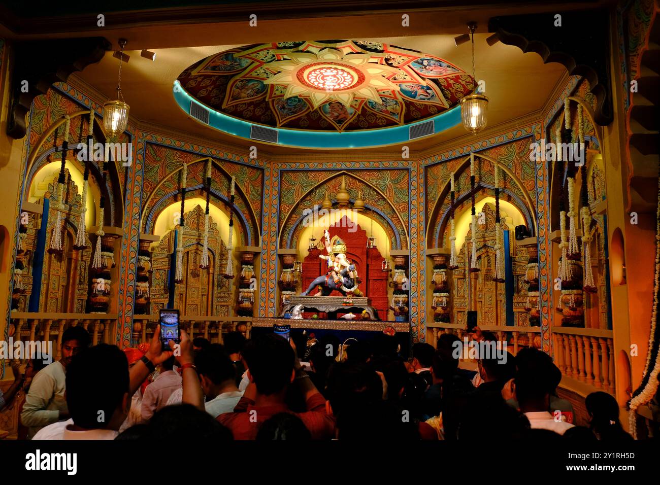 07 September 2024, Pune, Maharashtra, India, Beautiful idol of Lord ...