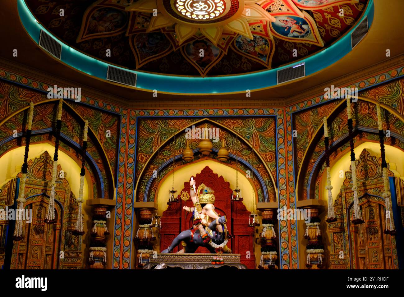 07 September 2024, Pune, Maharashtra, India, Beautiful idol of Lord ...