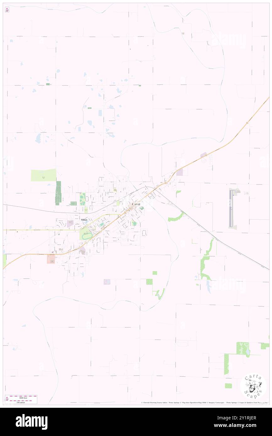 Carmi, White County, US, United States, Illinois, N 38 5' 27'', S 88 9 ...