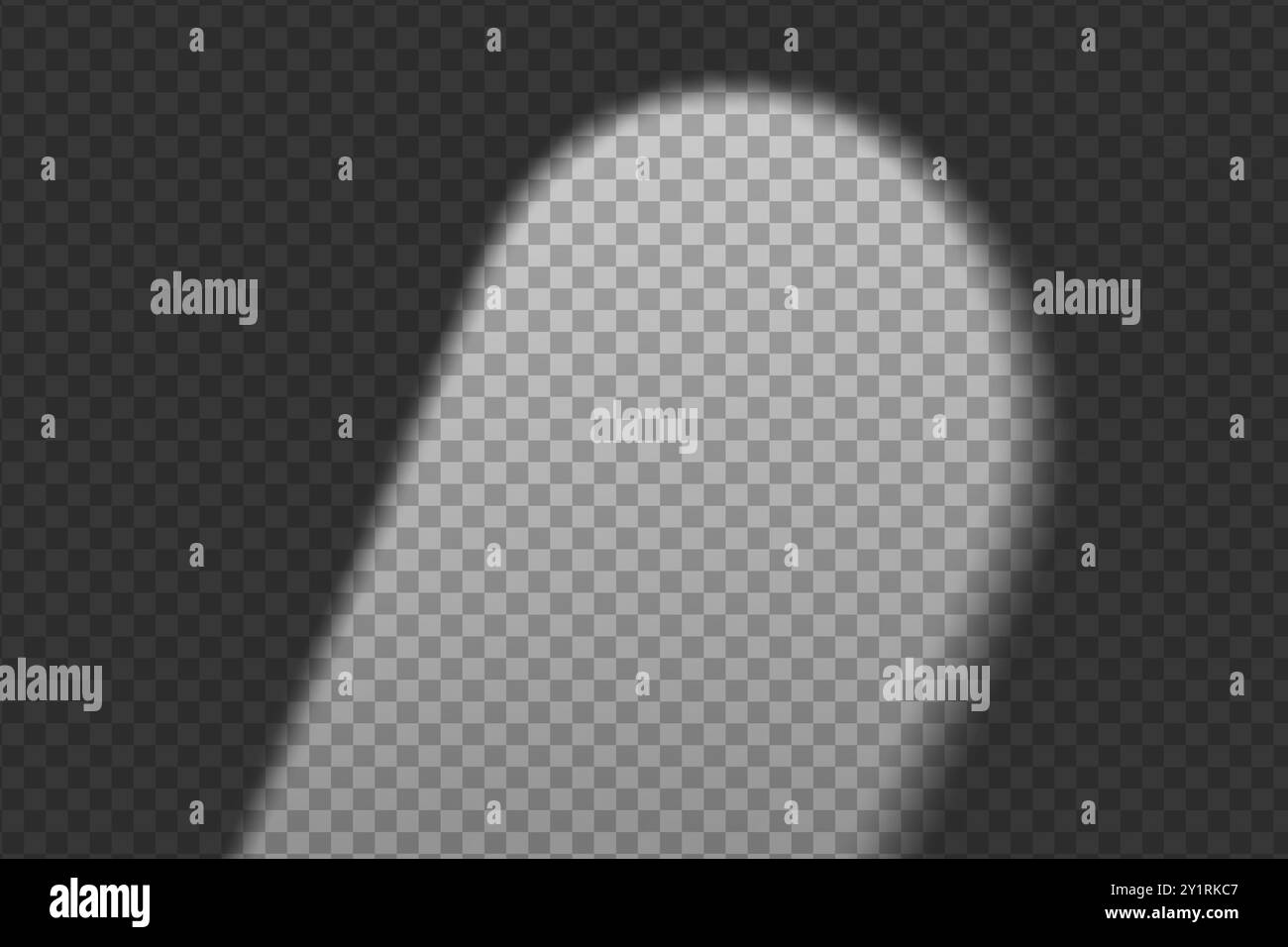 Light effect shadow overlay from arch doorway isolated transparent ...