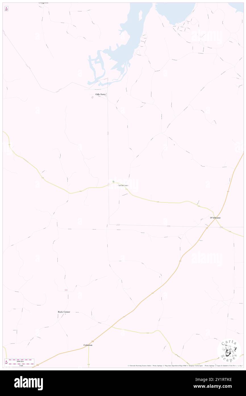 Culbertson, Union Parish, US, United States, Louisiana, N 32 41' 10 ...
