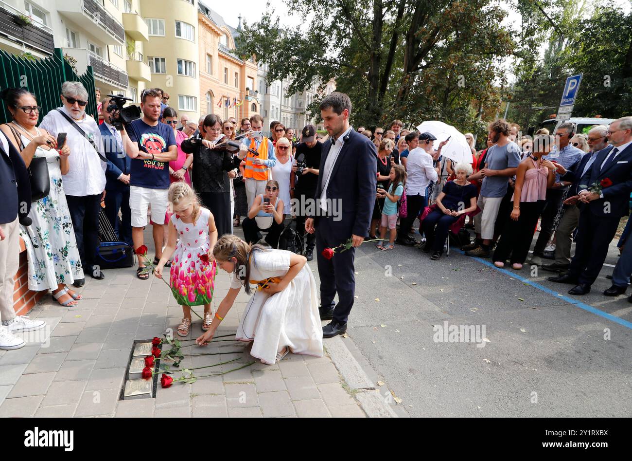Commemoration of the victims of the Holocaust by laying the Stones of ...