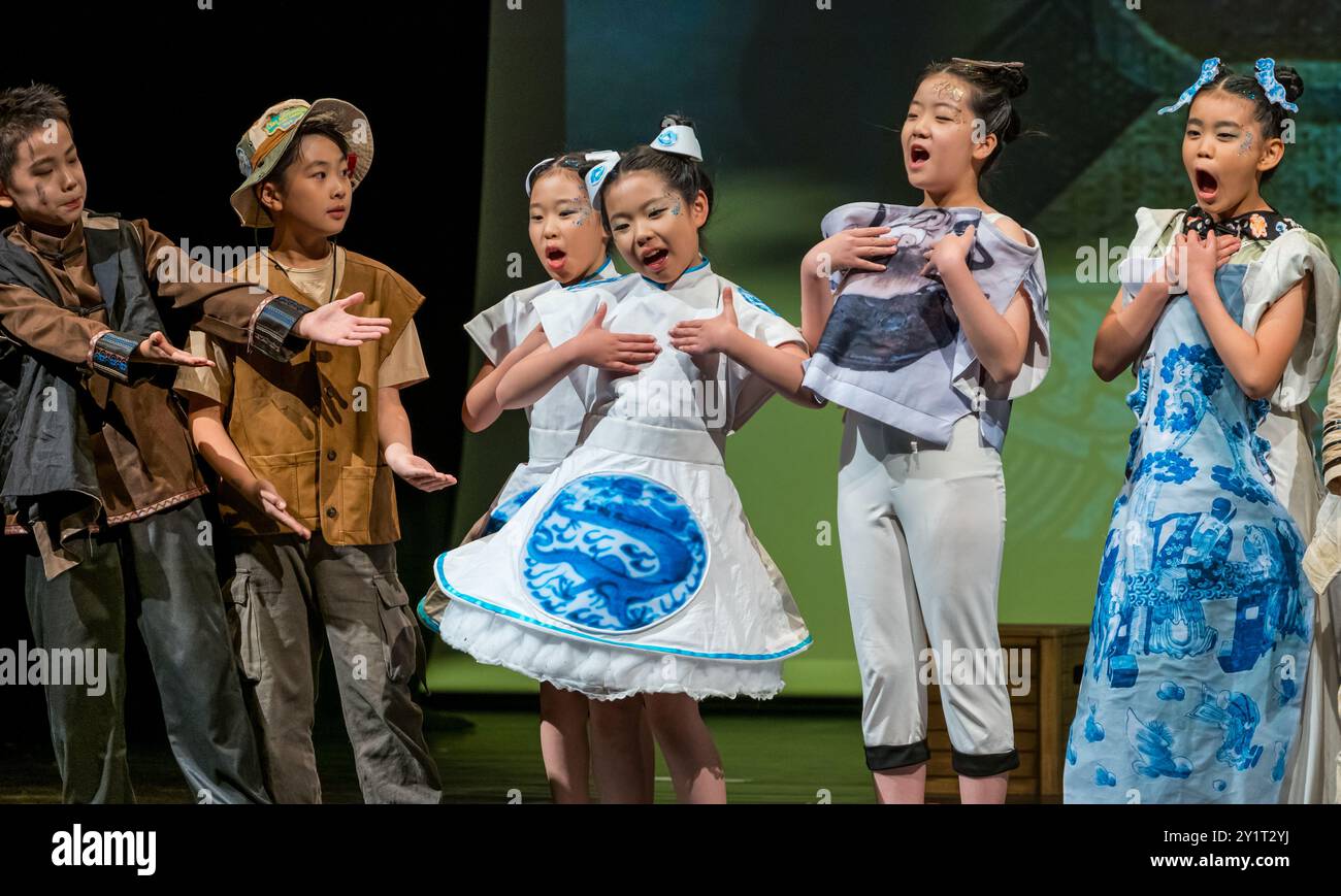 Chinese children perform fringe show show called Ancient Ships ...