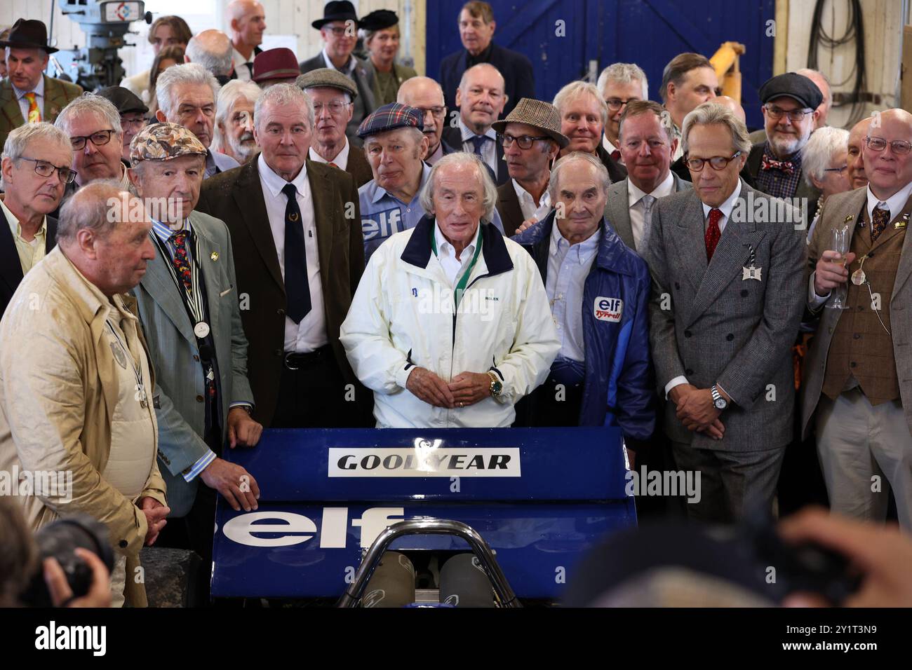 The Duke of Richmond (second from right) hosts an opening ceremony to ...