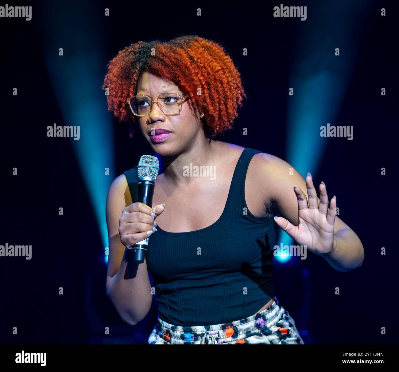 Black American stand up comedian Edinburgh Festival Fringe, Scotland ...