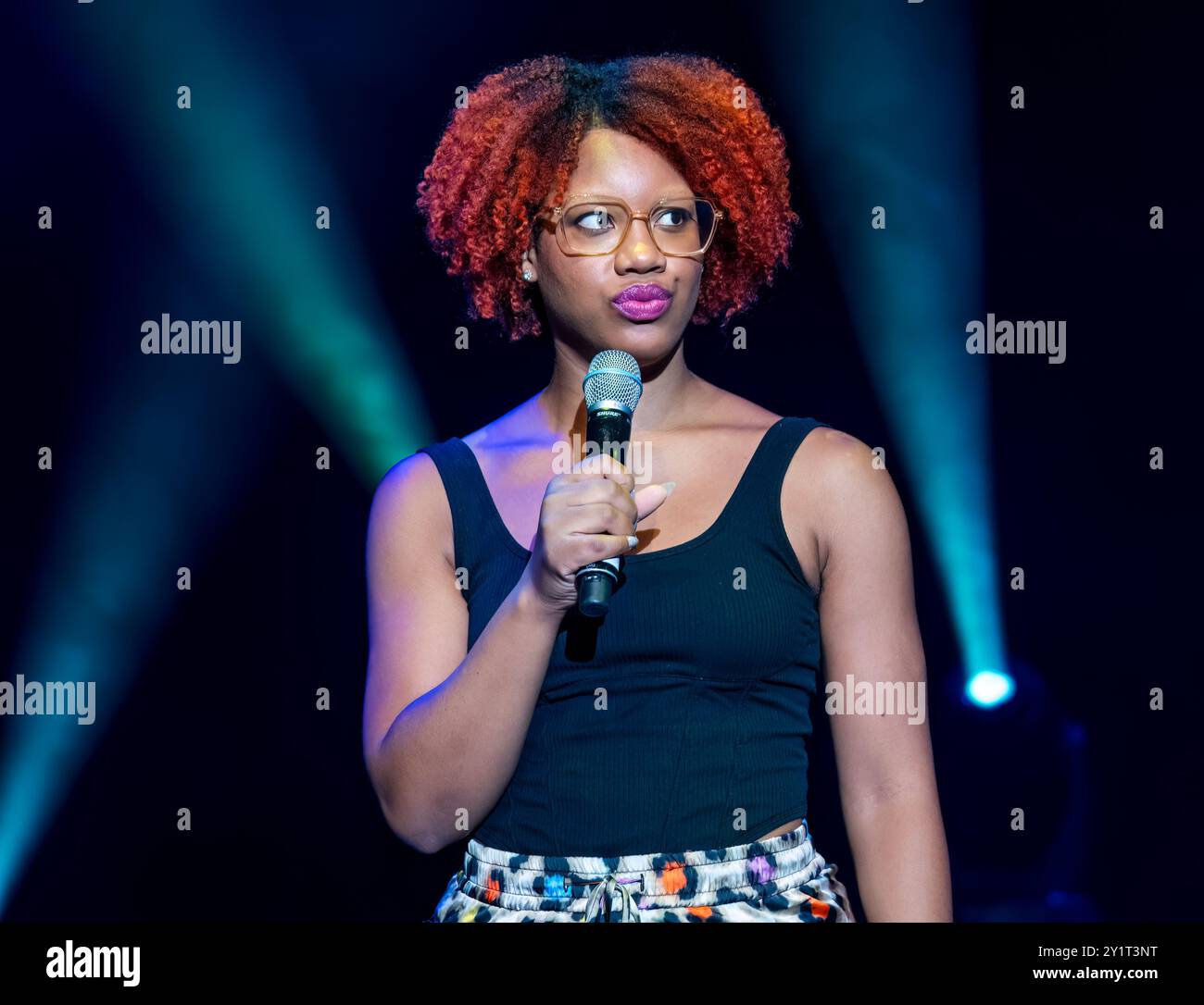 Black American stand up comedian Edinburgh Festival Fringe, Scotland ...