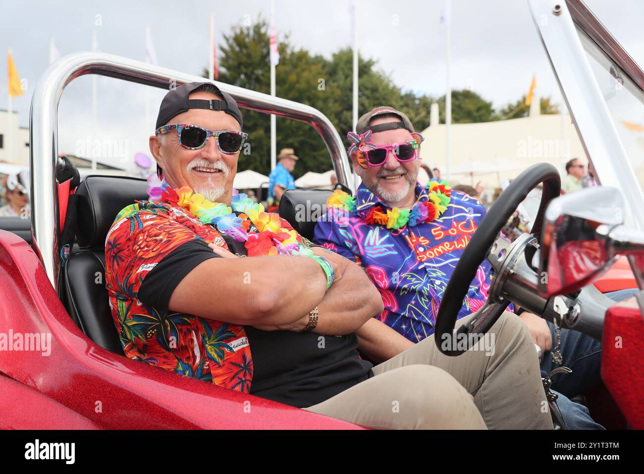 Goodwood, West Sussex, UK. 8th September 2024. Appropriately dressed ...